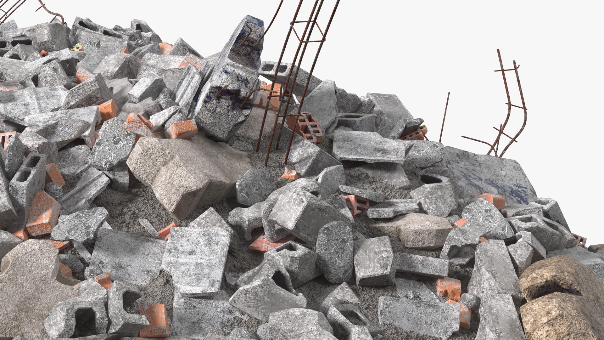 3D Concrete Dump - TurboSquid 2244505