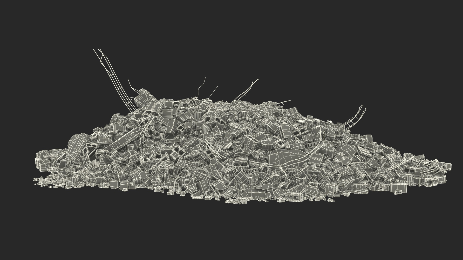 3D Concrete Dump - TurboSquid 2244505