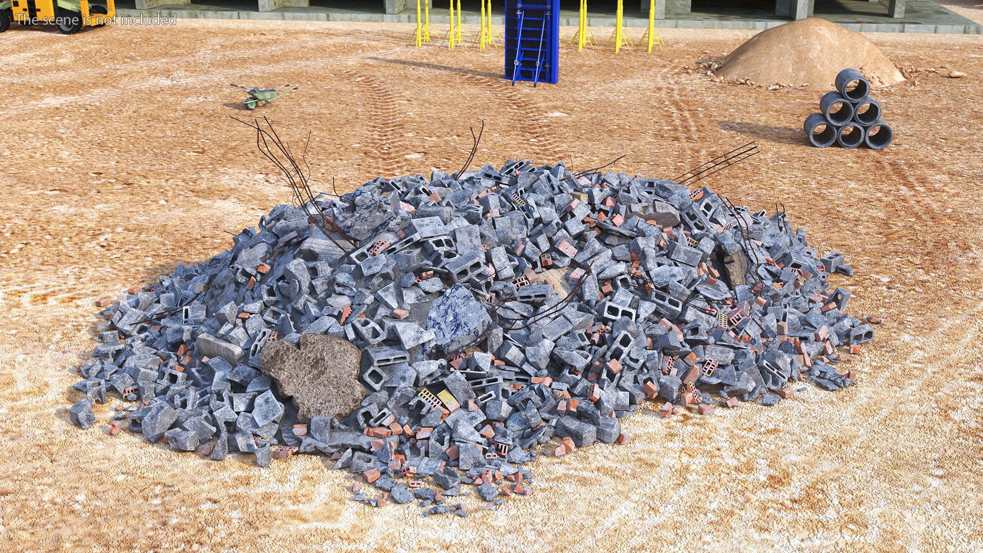 3D Concrete Dump - TurboSquid 2244505