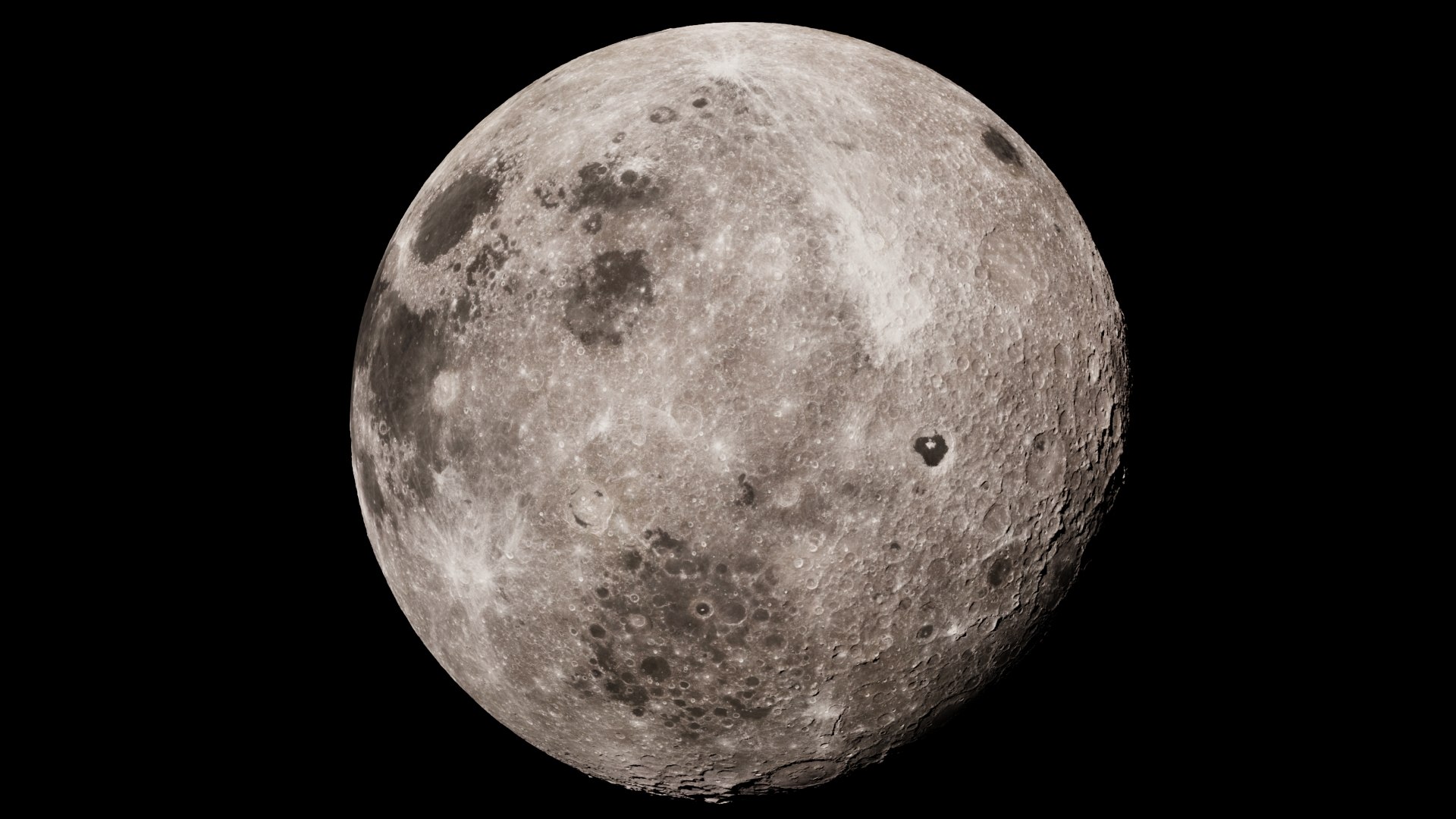 3D moon photorealistic - TurboSquid 1150188