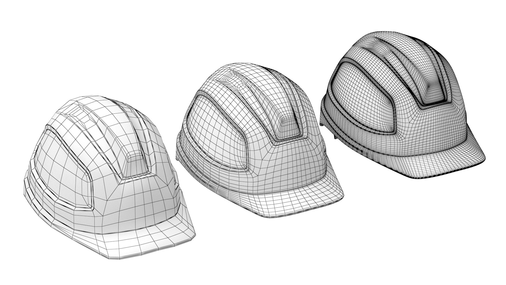 Safety Helmet - Model 1 3D Model - TurboSquid 2396864