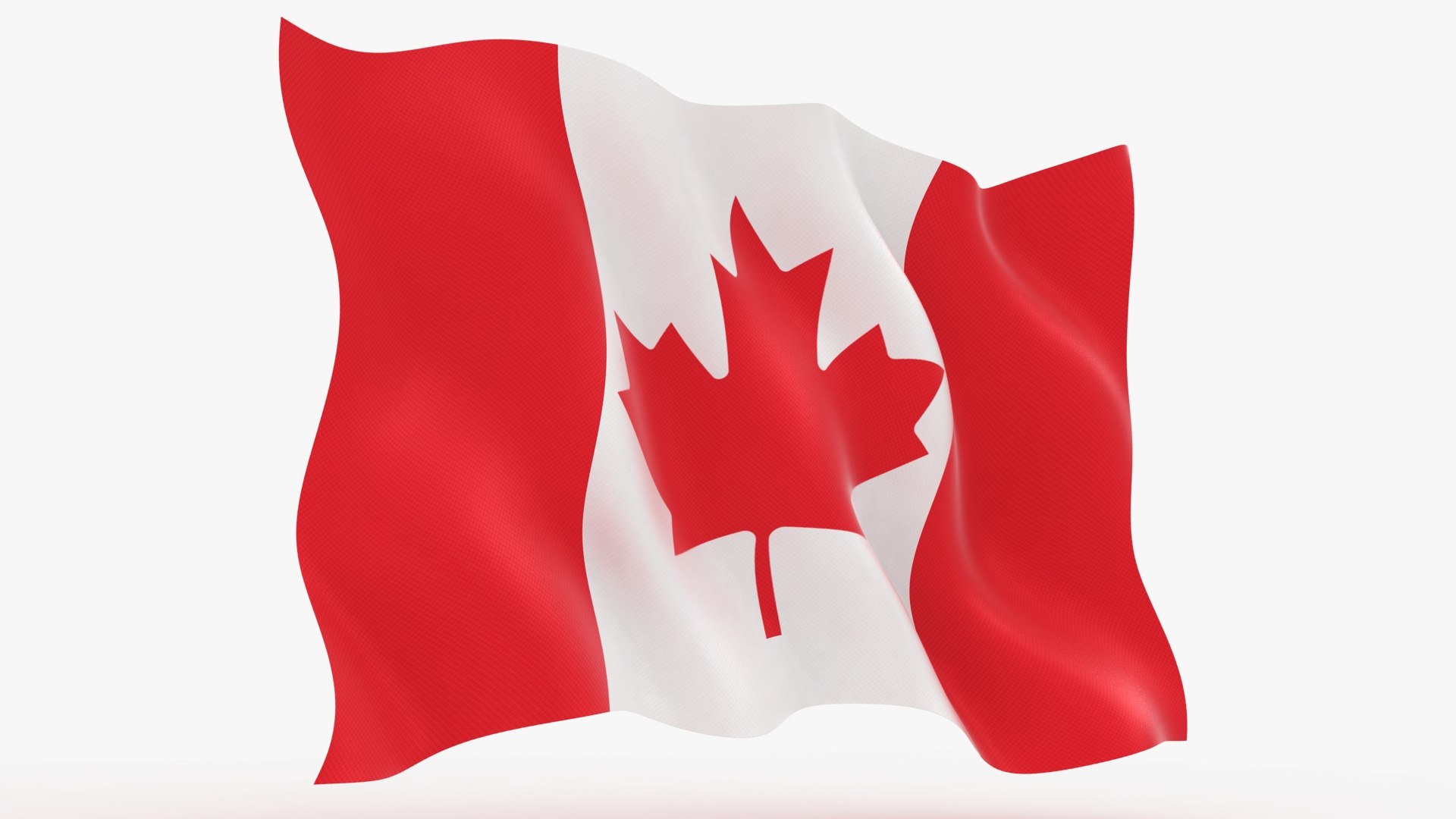 canada flag animation