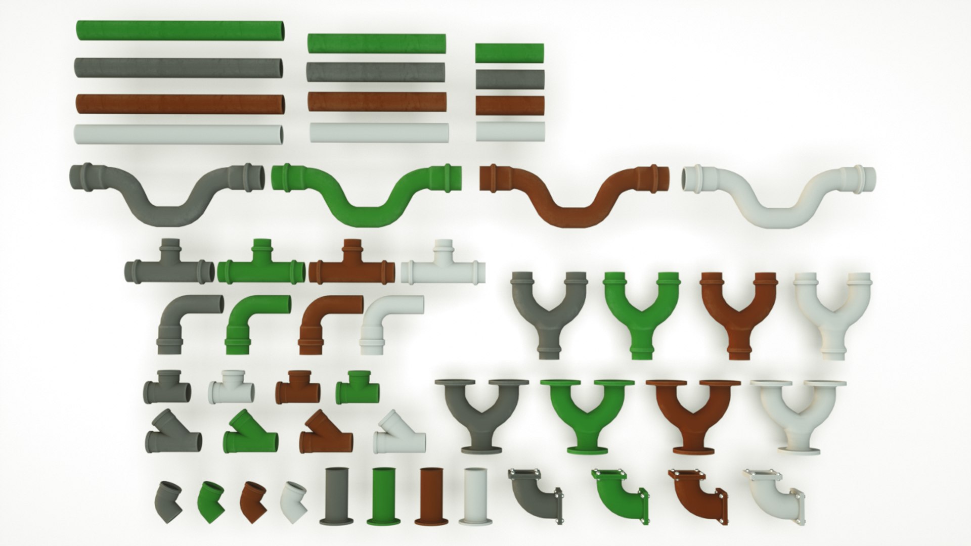 Pipe Pack Model - TurboSquid 1341504