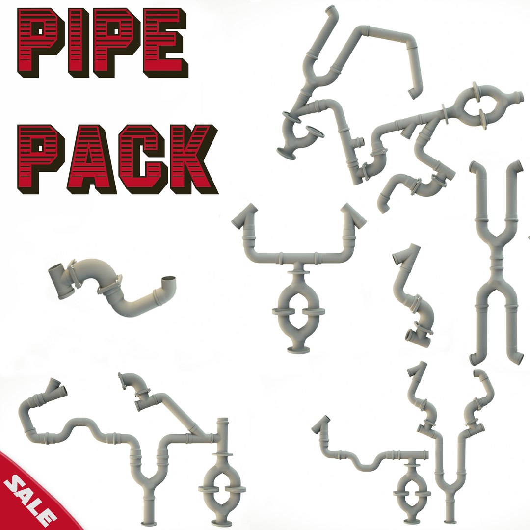 Pipe Pack Model - TurboSquid 1341504