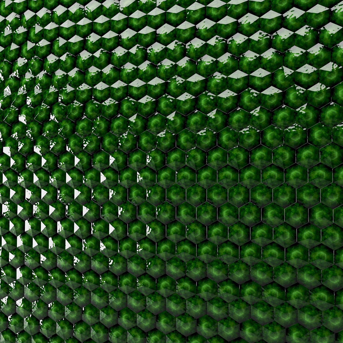 3D hexagonal pyramid wall tiles - TurboSquid 1535721