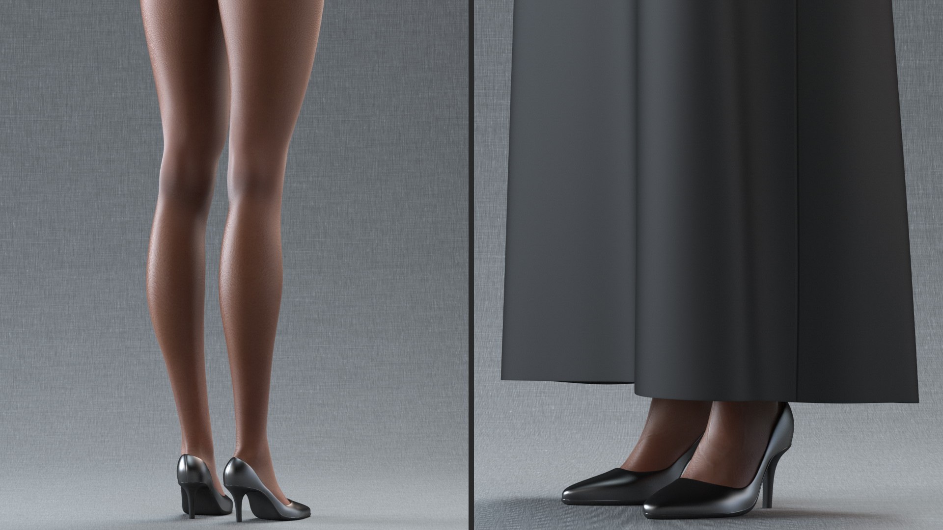 3D dark skin judge woman model - TurboSquid 1669439