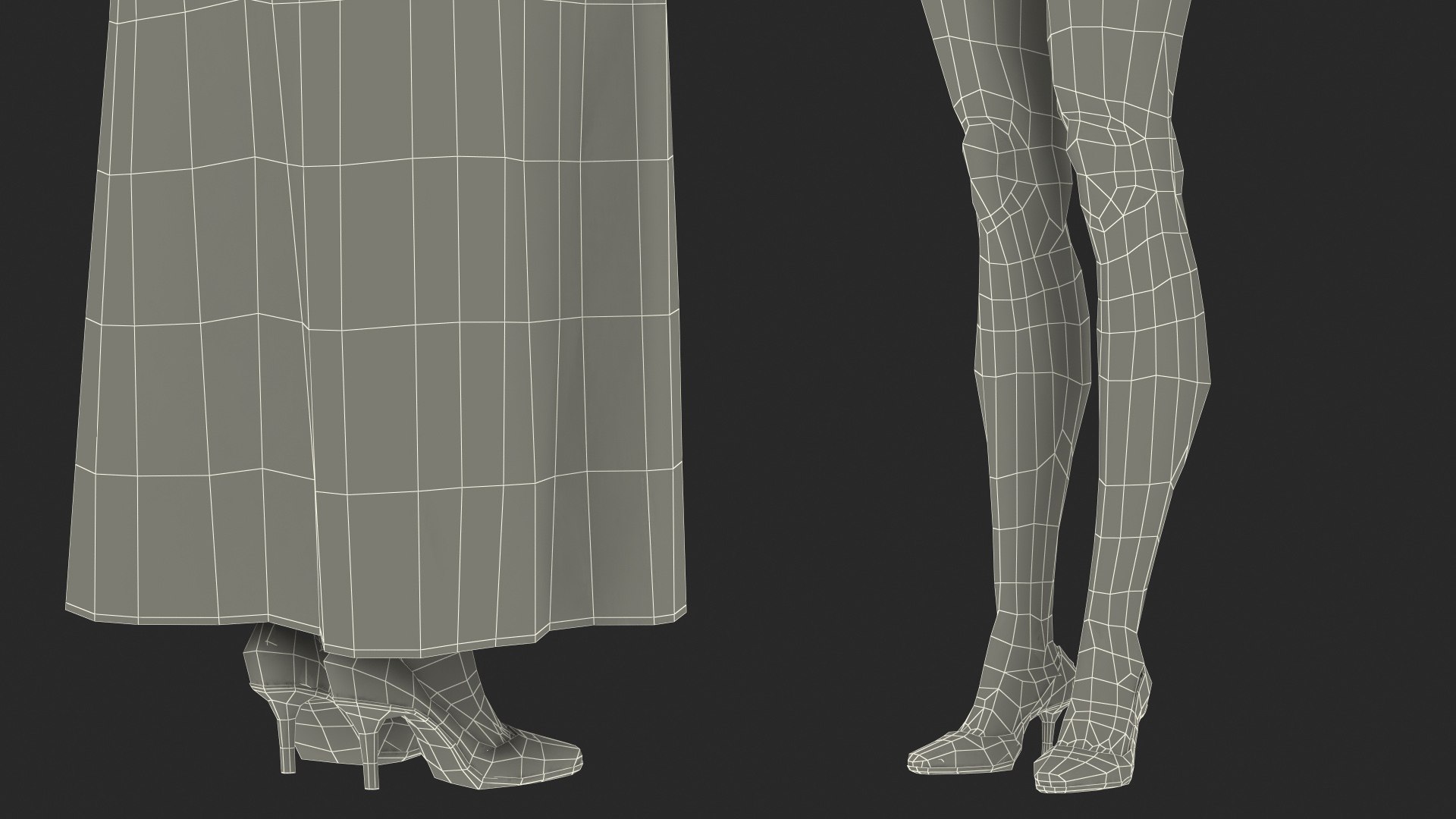 3D dark skin judge woman model - TurboSquid 1669439