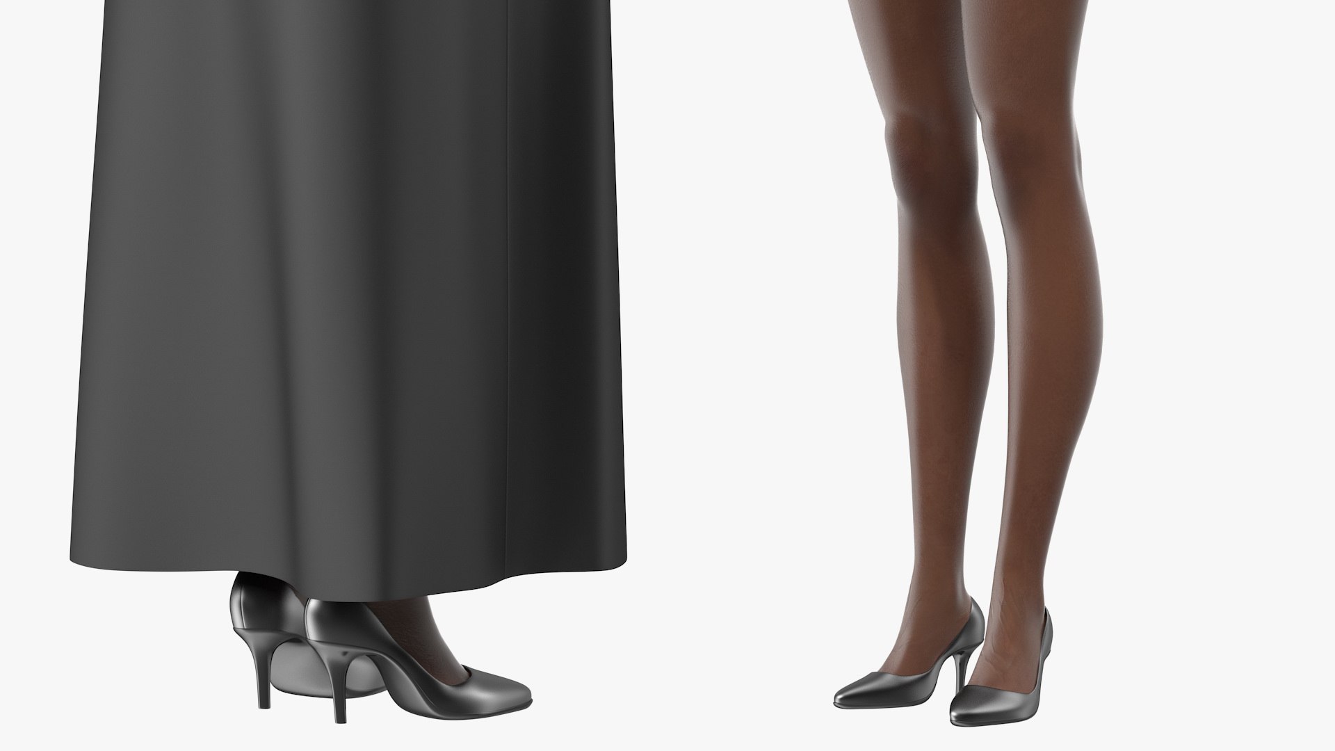 3D dark skin judge woman model - TurboSquid 1669439