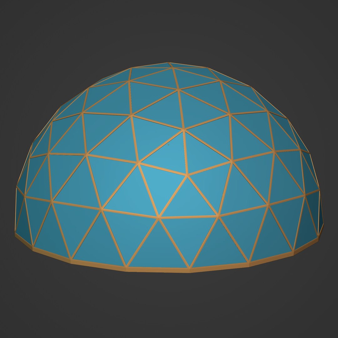 3D Model Geodesic Dome - TurboSquid 1939228