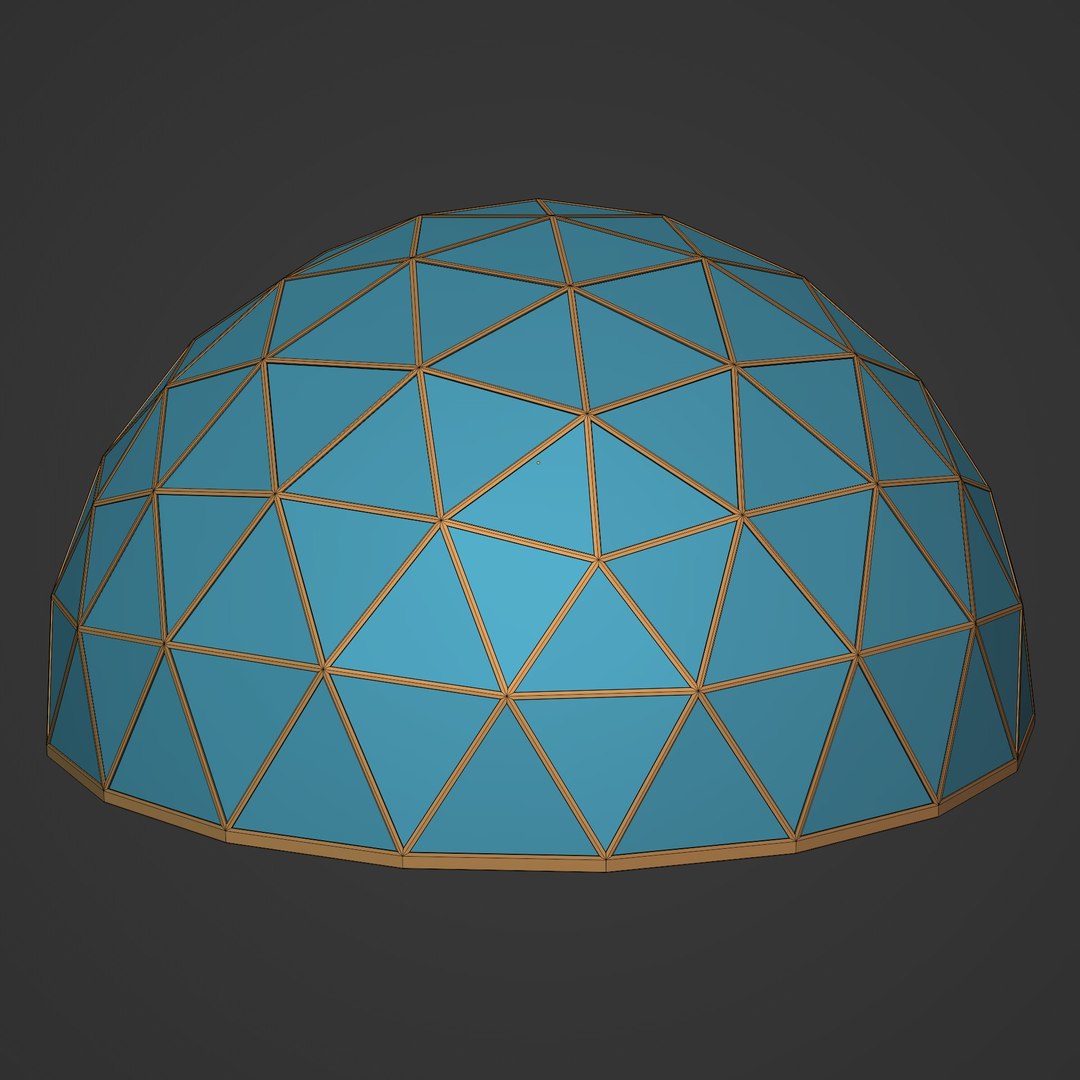 3D Model Geodesic Dome - TurboSquid 1939228