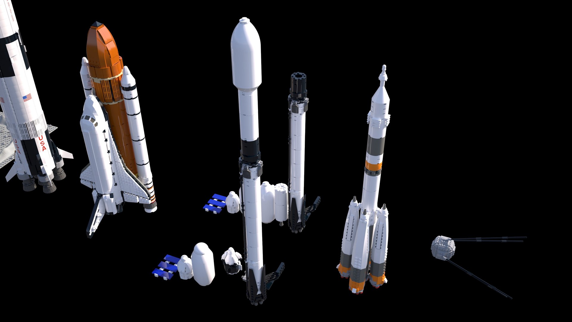 LEGO Space Package 3D Model - TurboSquid 2243287