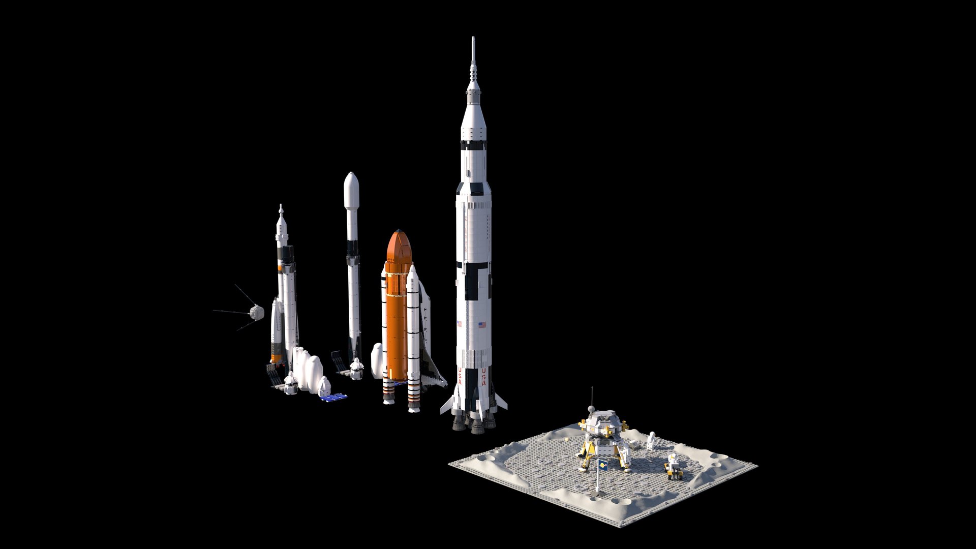 LEGO Space Package 3D Model - TurboSquid 2243287