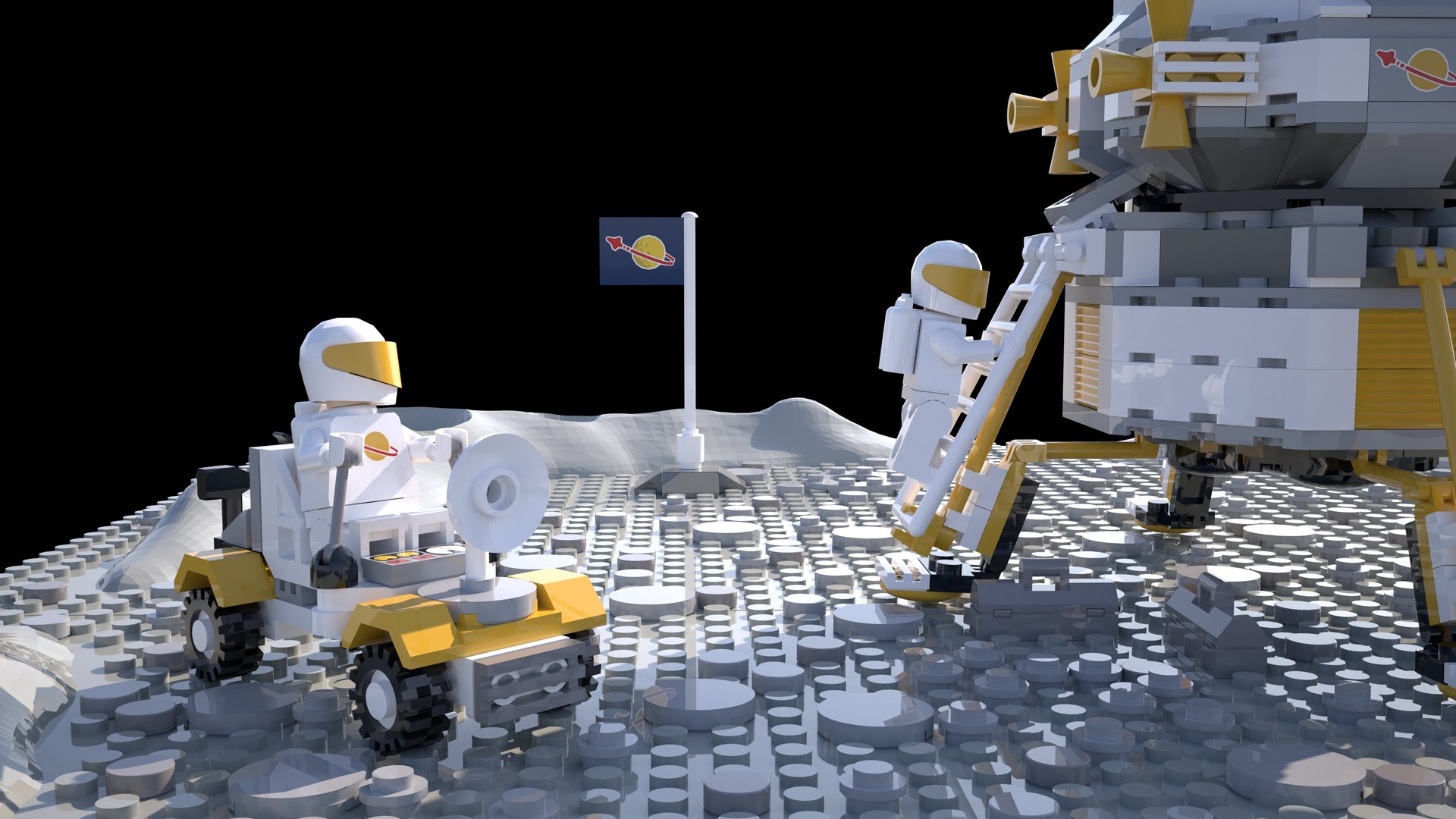 LEGO Space Package 3D Model - TurboSquid 2243287