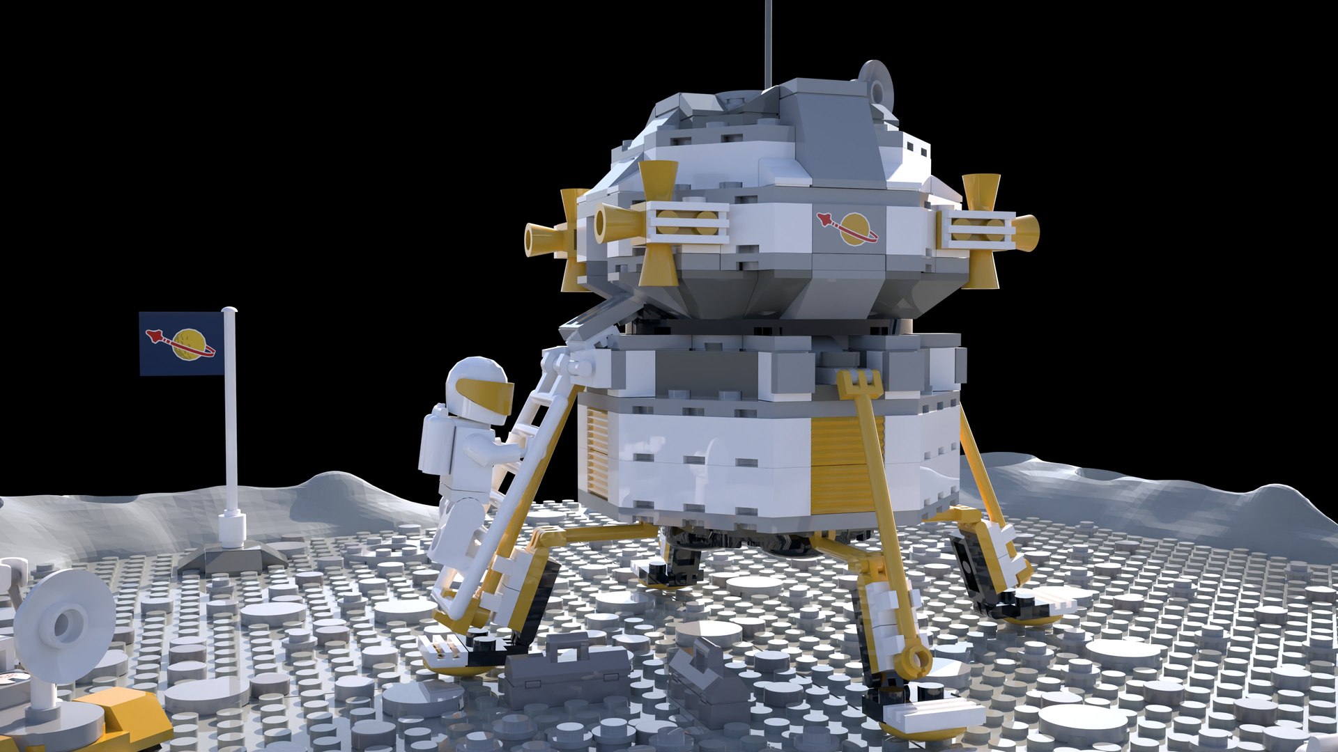 LEGO Space Package 3D Model - TurboSquid 2243287
