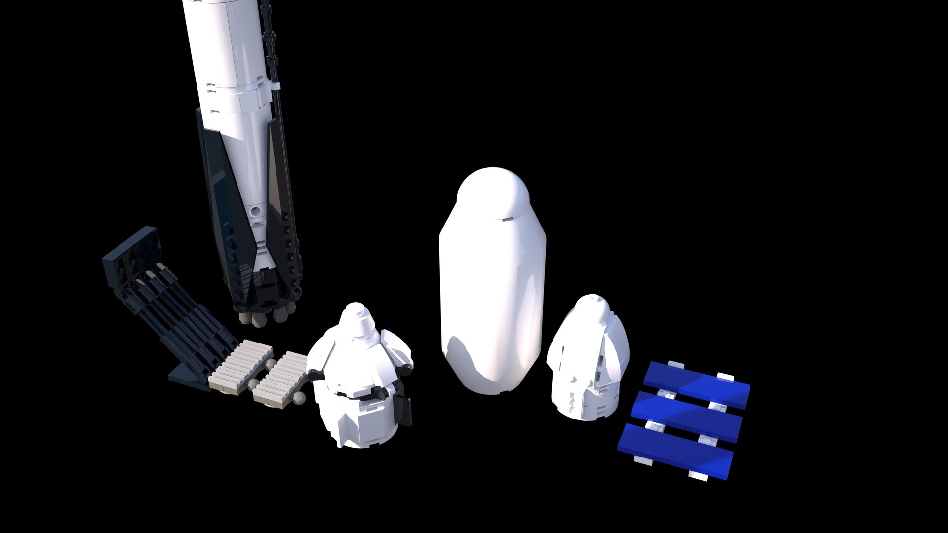LEGO Space Package 3D Model - TurboSquid 2243287