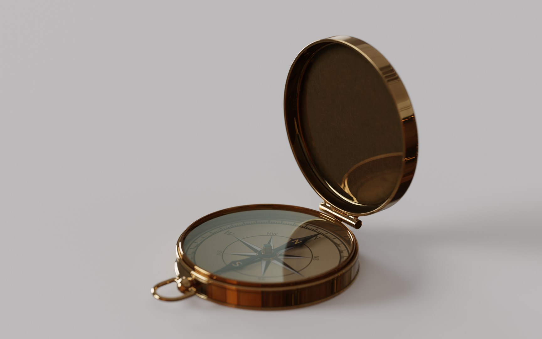 3D Model Old Compass 3d Model - TurboSquid 2195538