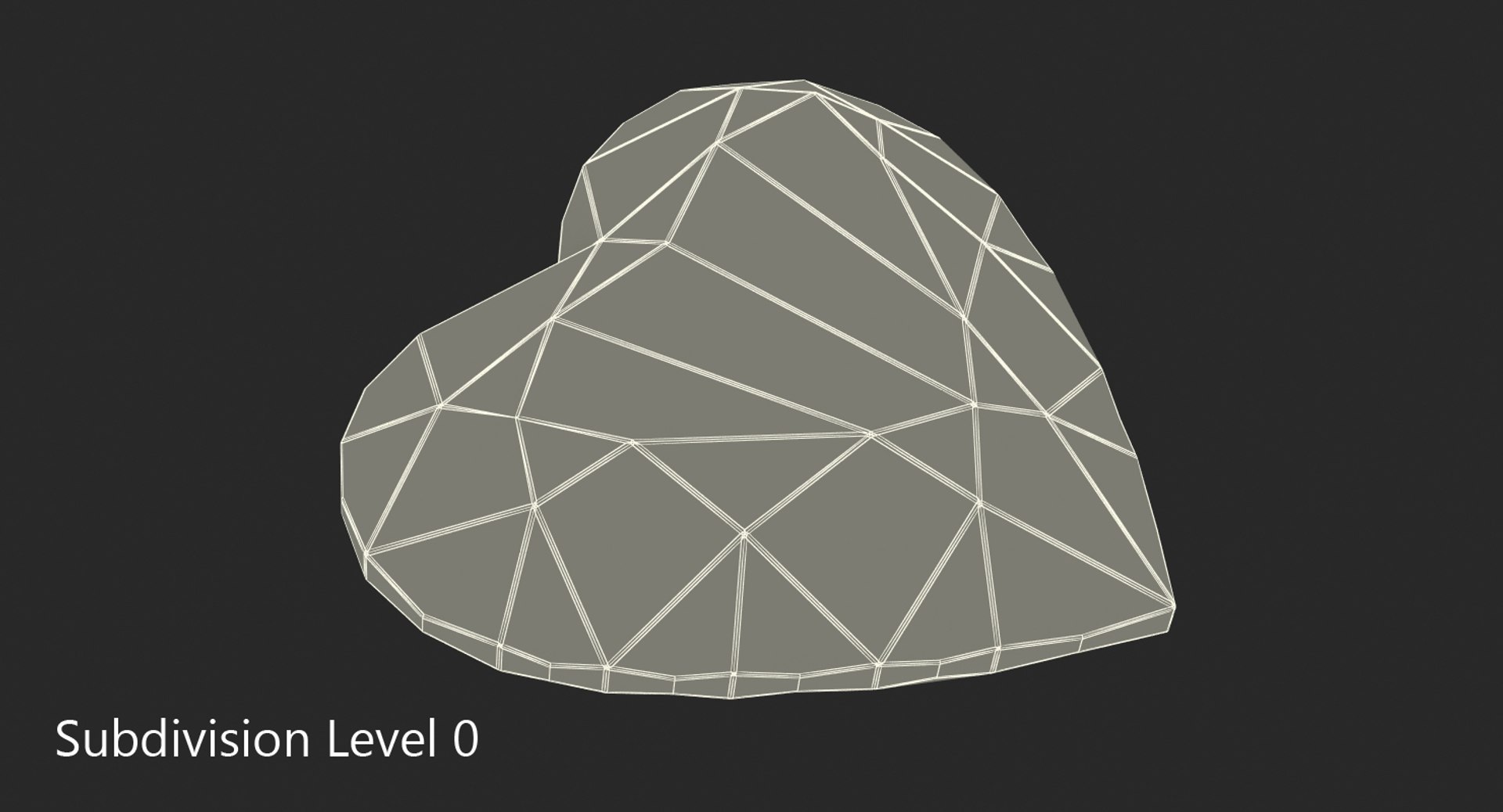 3D Heart Diamond Model - TurboSquid 1218879