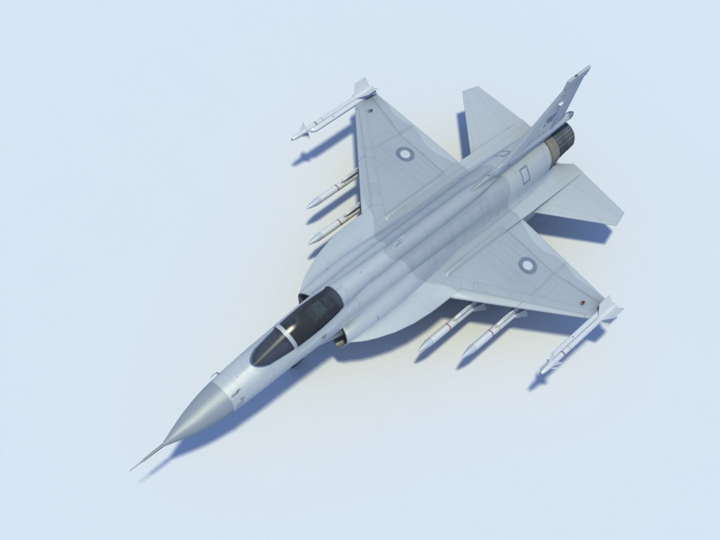 3d chengdu jf-17 thunder fighter model