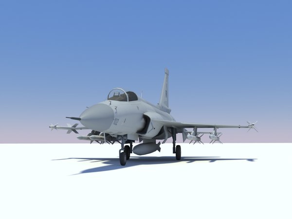 3d chengdu jf-17 thunder fighter model