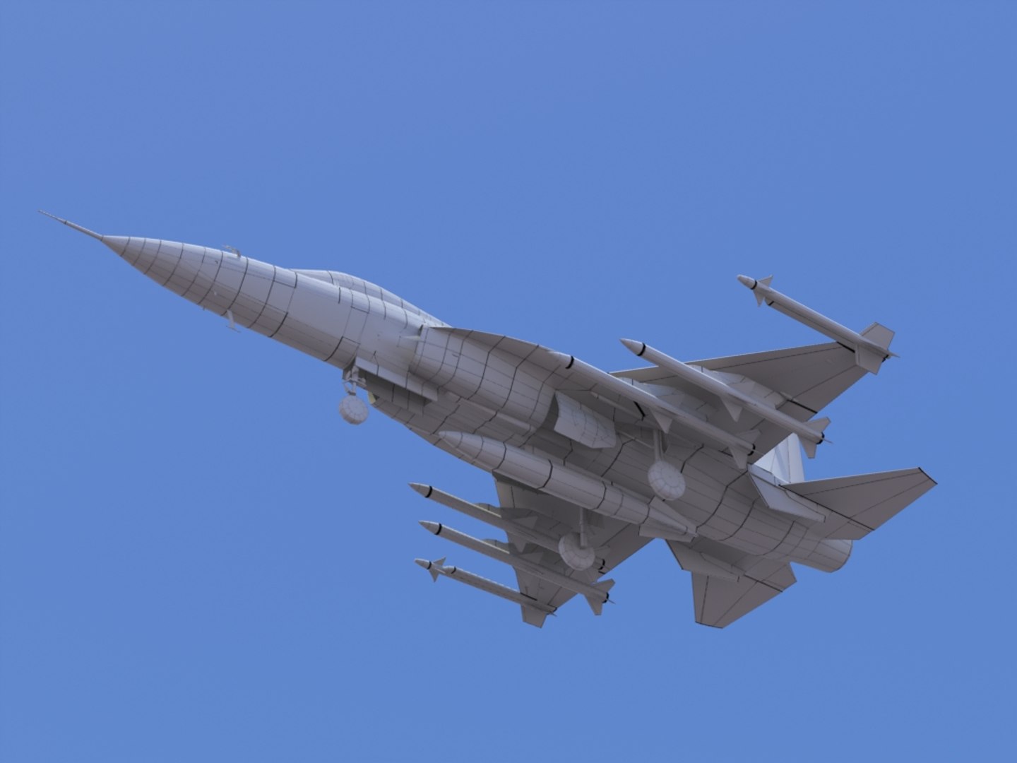 3d chengdu jf-17 thunder fighter model