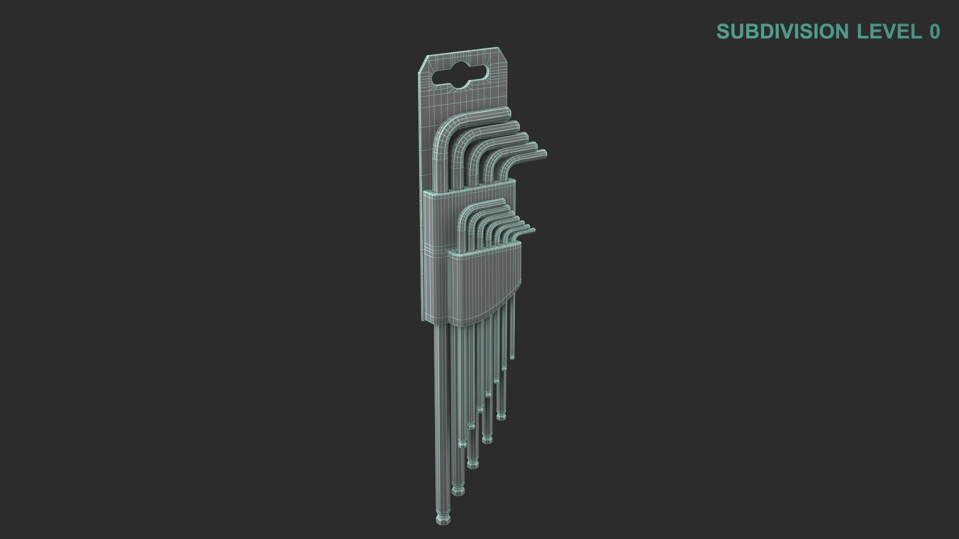 Allen Wrench 3D Model - TurboSquid 1818741