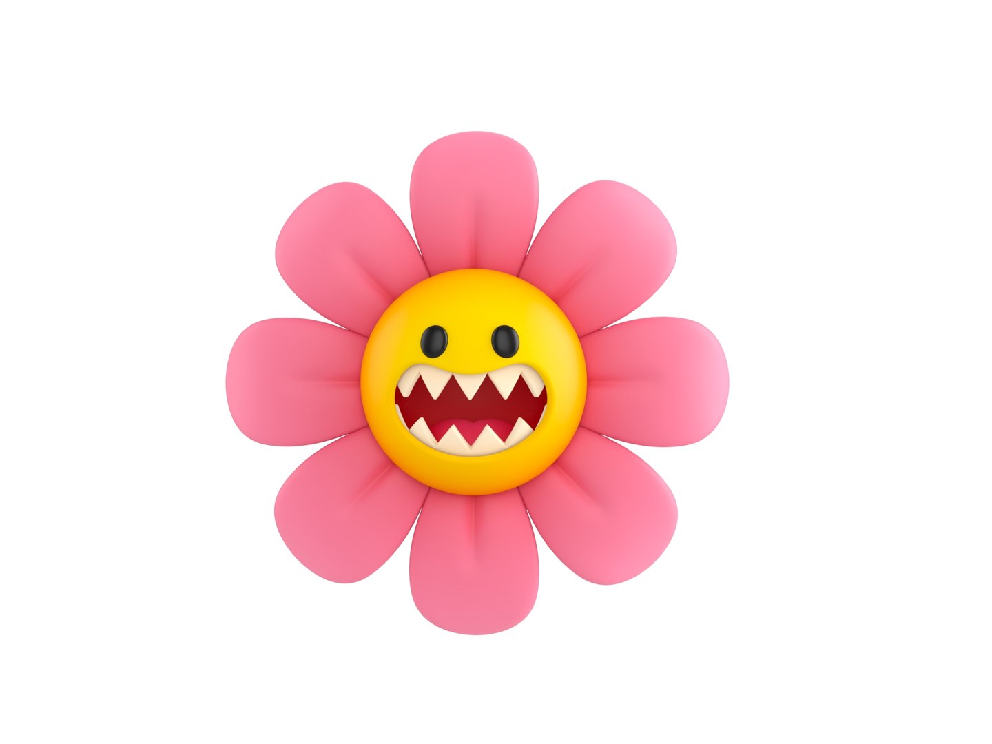 3D Character243 Devil Flower - TurboSquid 2063546