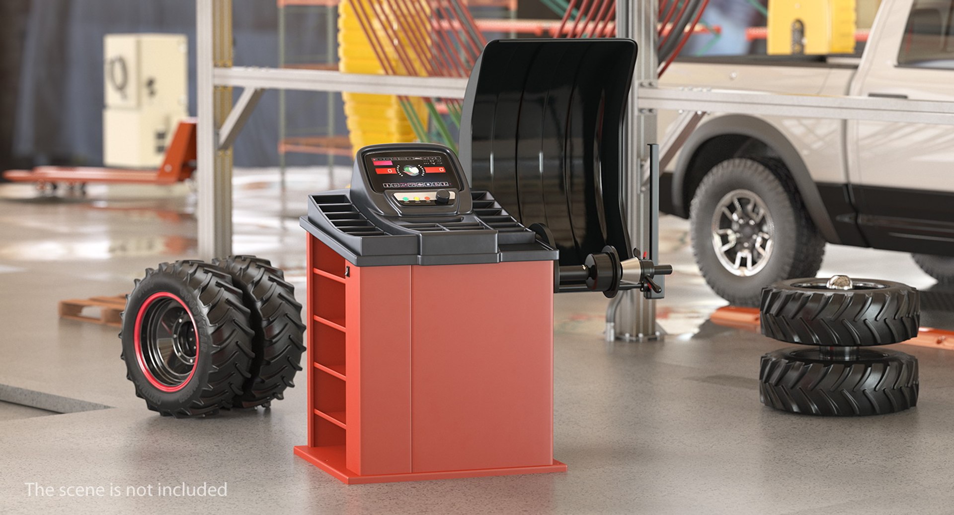 Fully wheel balancer atomatic 3D model - TurboSquid 1422313