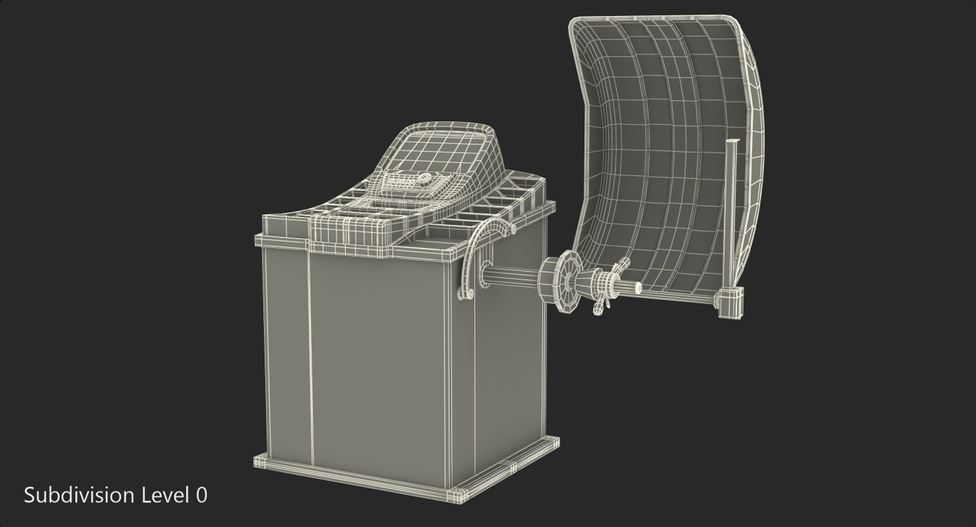 Fully wheel balancer atomatic 3D model - TurboSquid 1422313