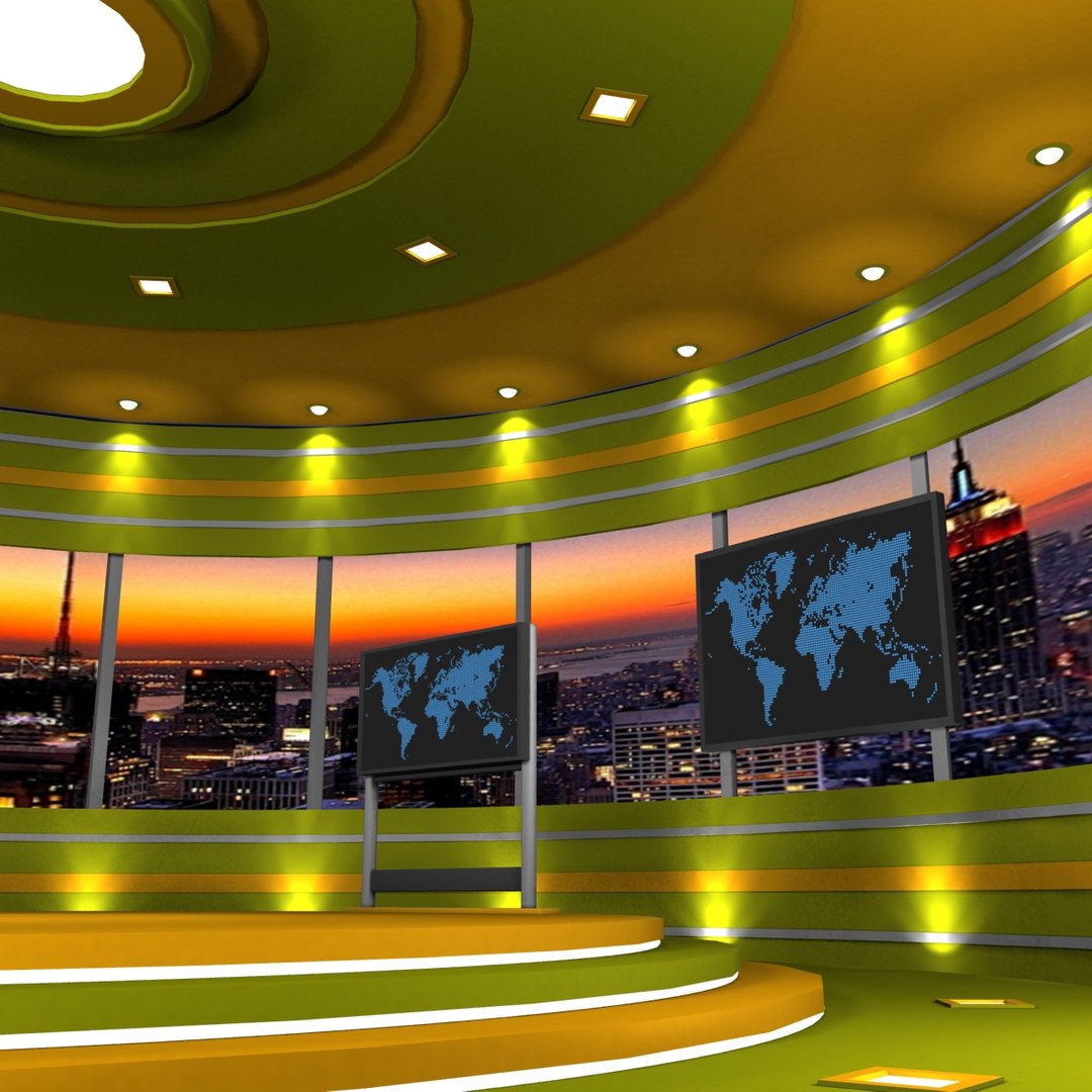 Virtual Set 3d Model