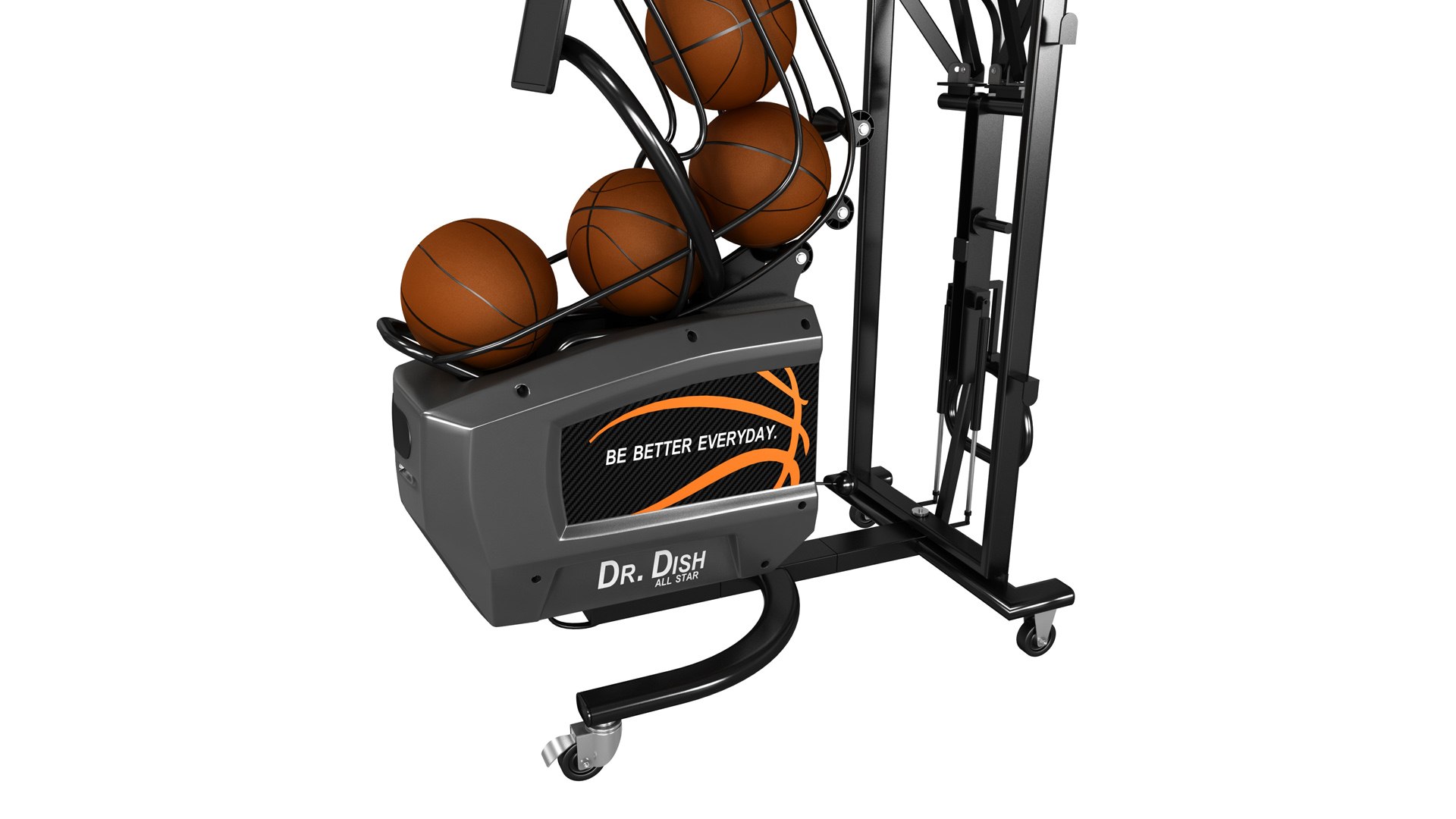 Basketball Shooting Machine Dr Dish Rebel 3D Model - TurboSquid 2386794