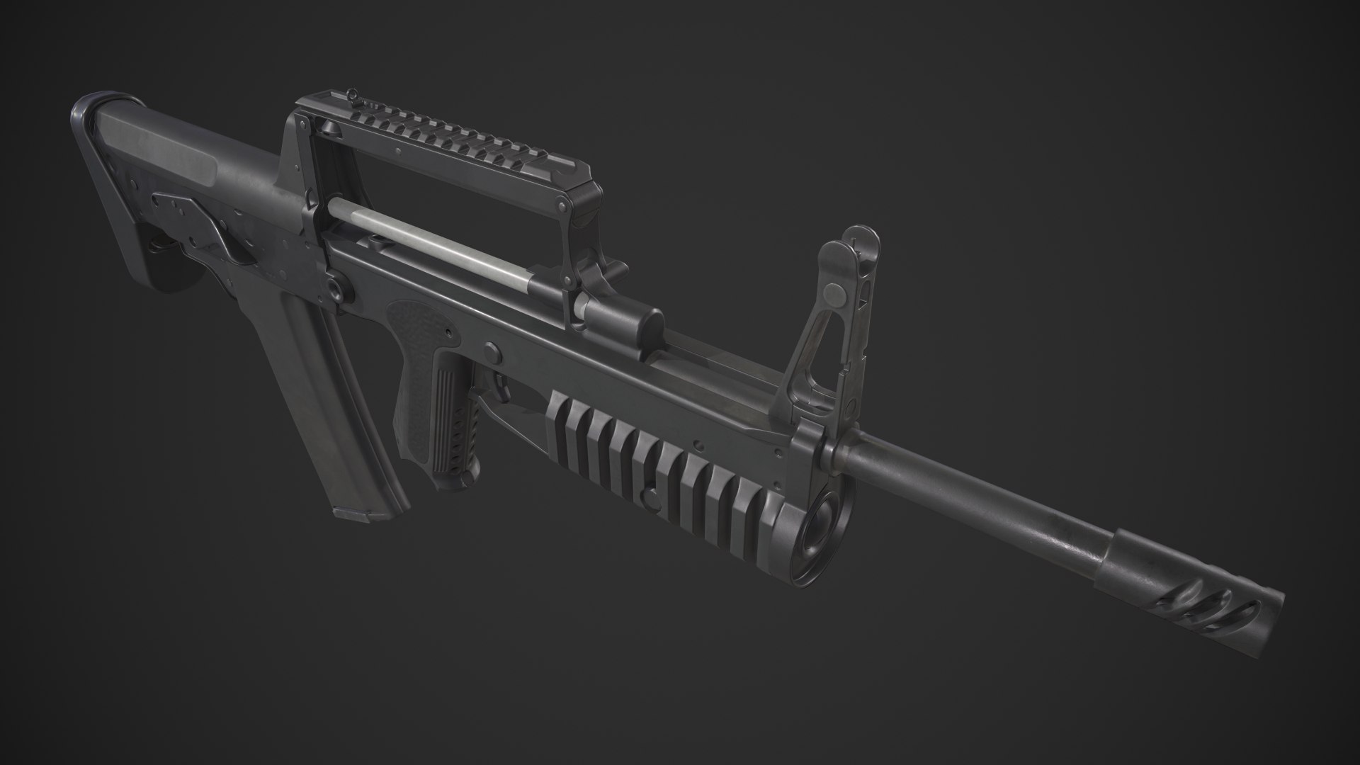 3D Model A91 Bullpup Rifle - TurboSquid 1745989