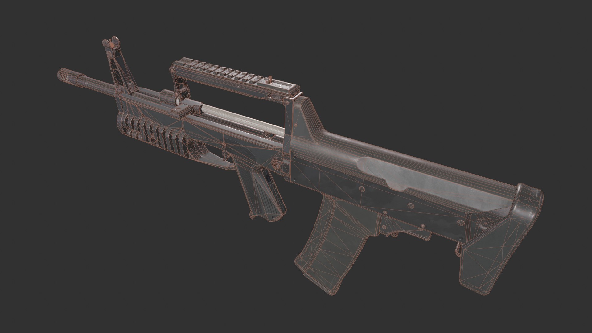 3D Model A91 Bullpup Rifle - TurboSquid 1745989