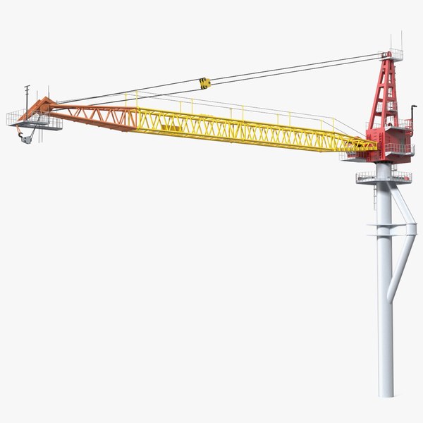 3D Industrial Arrow Crane - TurboSquid 1839913