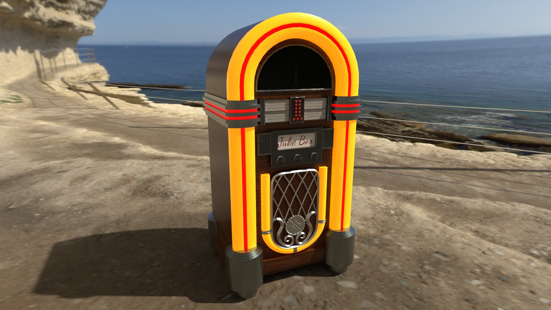 3D Model Jukebox Stylized - TurboSquid 1791235