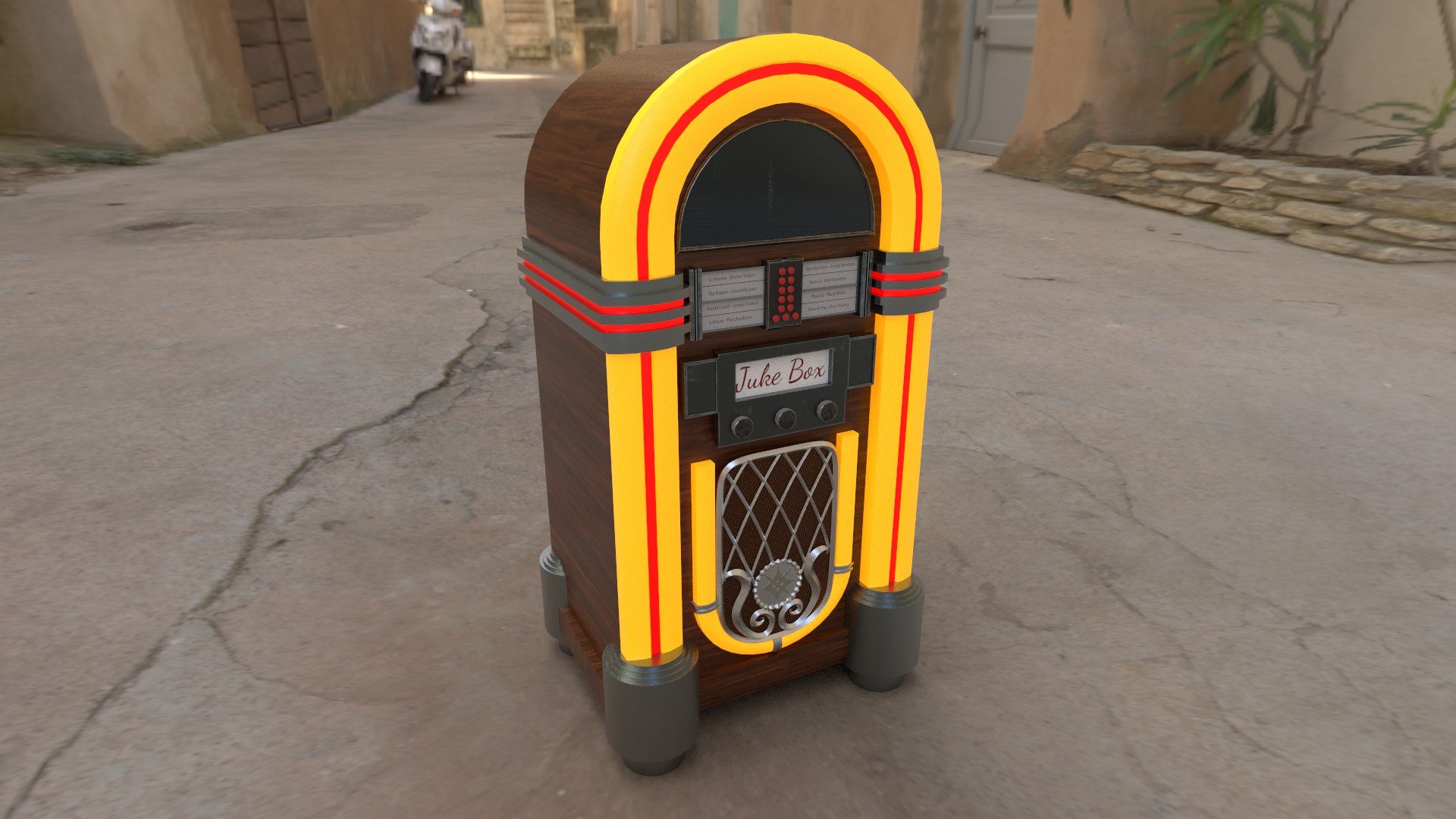 3D Model Jukebox Stylized - TurboSquid 1791235