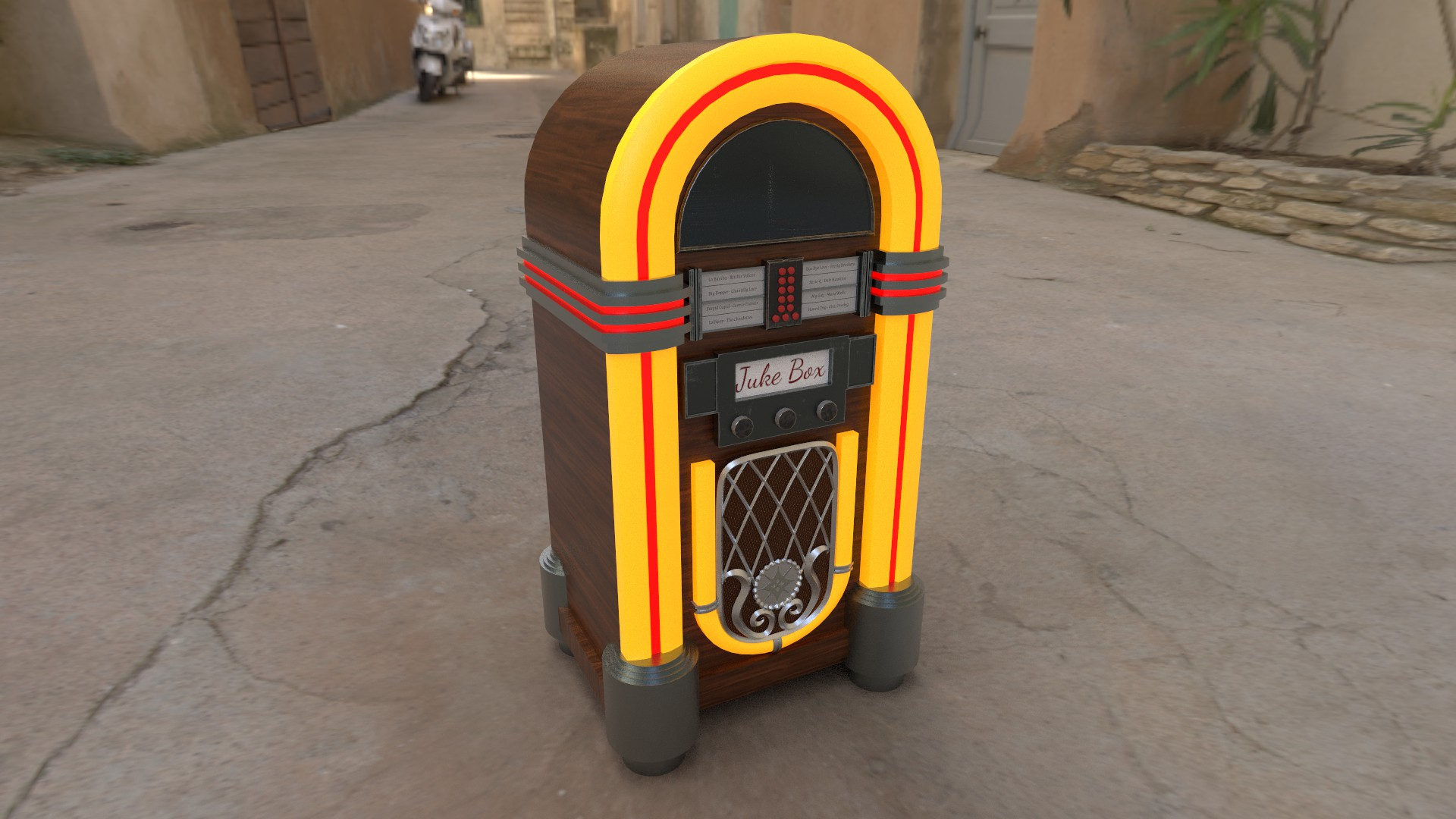 3D model Jukebox Stylized - TurboSquid 1791235