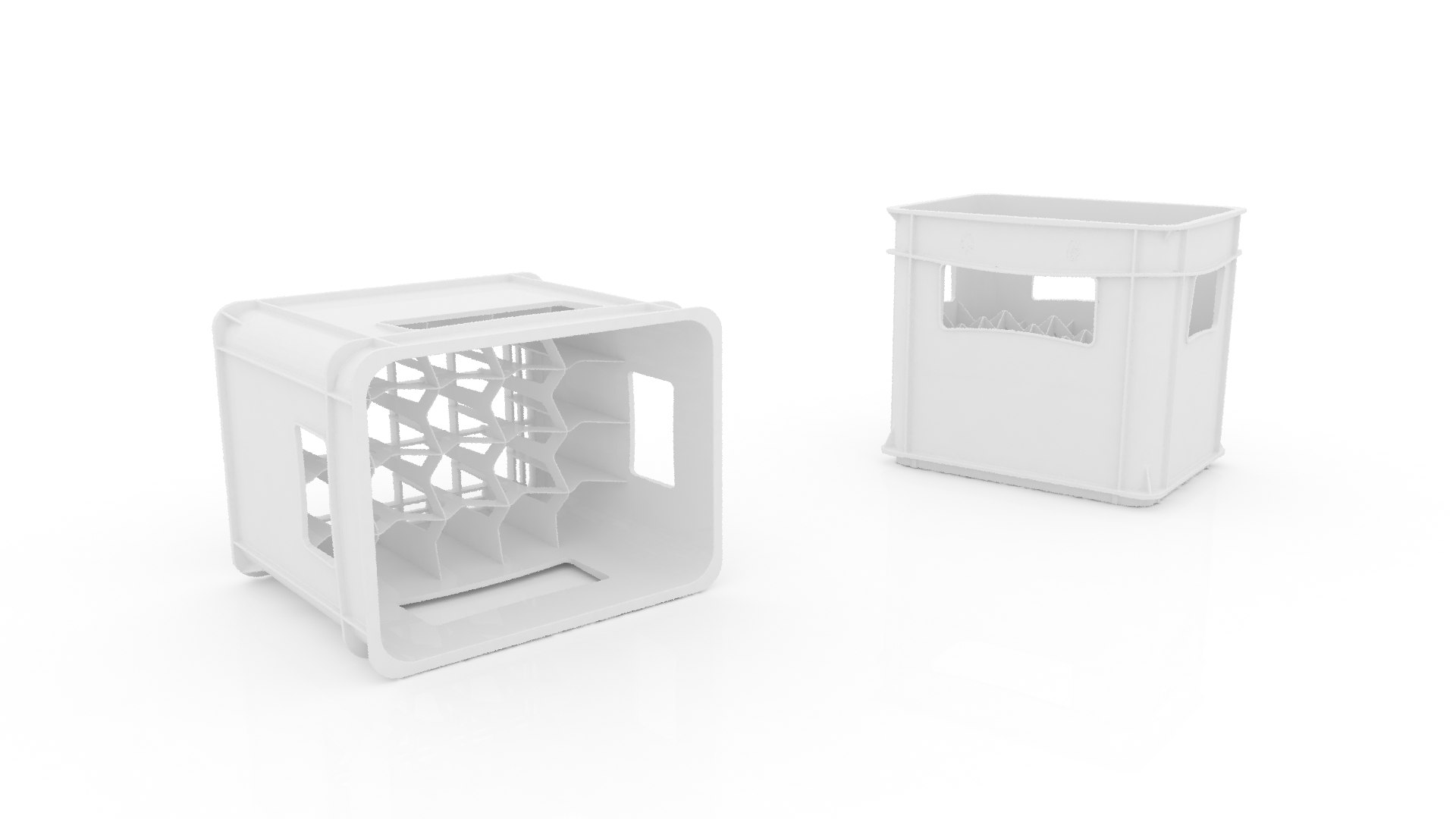 Bottle Crate Ice 3D Model - TurboSquid 1531276