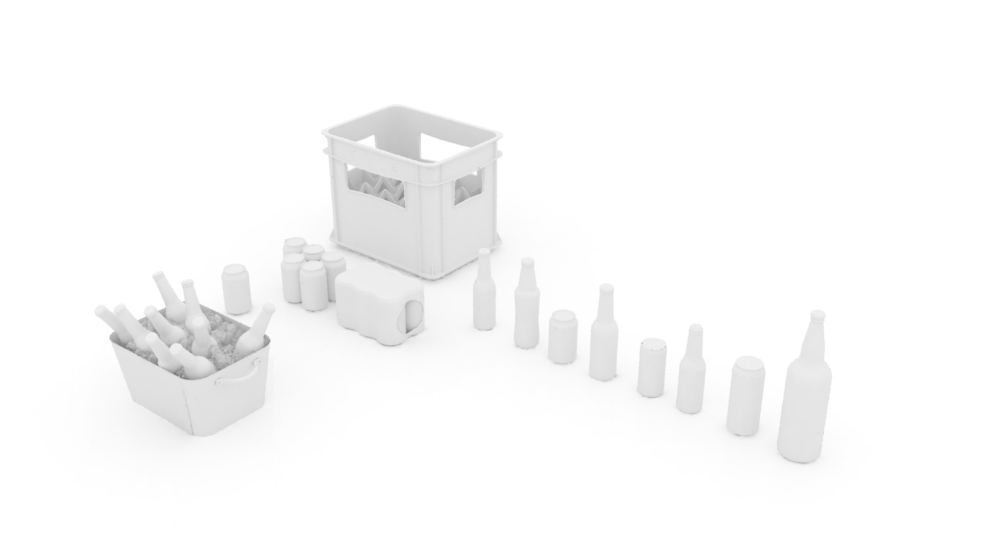 Bottle Crate Ice 3D Model - TurboSquid 1531276