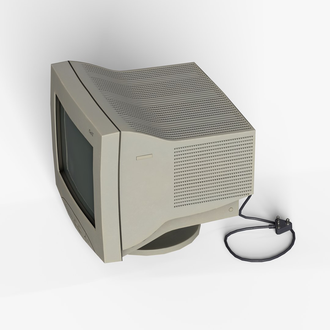 3D CRT Monitor - TurboSquid 2185121