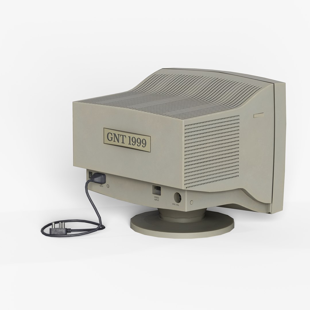 3D CRT Monitor - TurboSquid 2185121