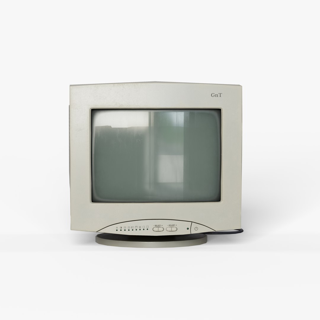 3D CRT Monitor - TurboSquid 2185121