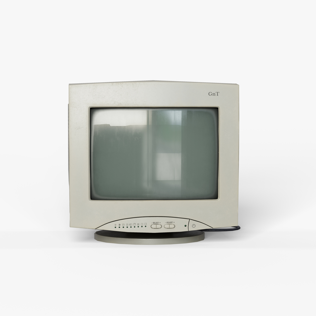 modelo 3d Monitor CRT - TurboSquid 2185121