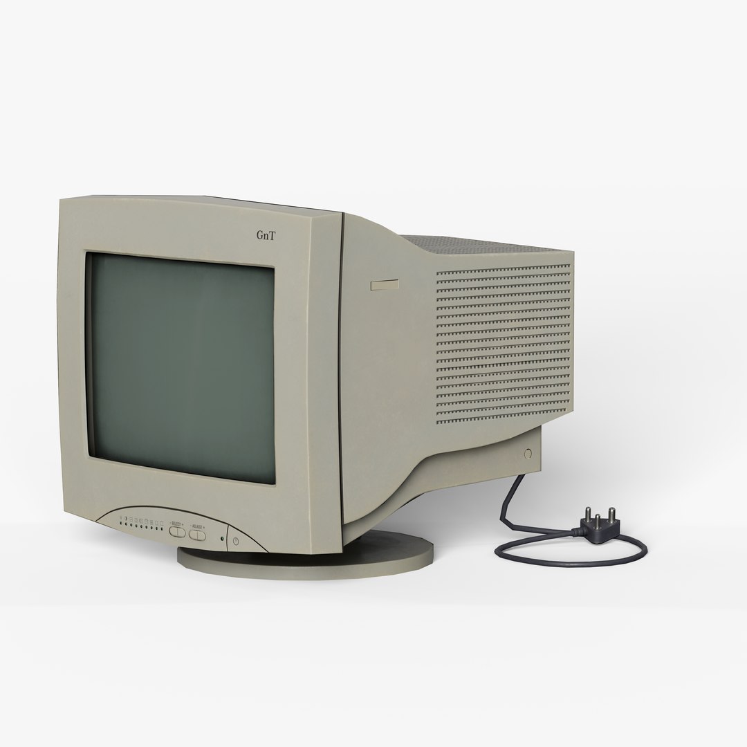 3D CRT Monitor - TurboSquid 2185121