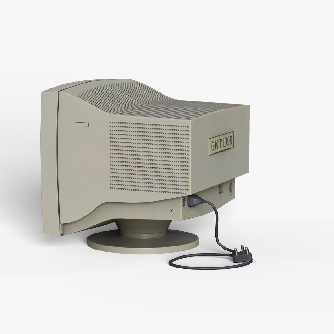 3D CRT Monitor - TurboSquid 2185121