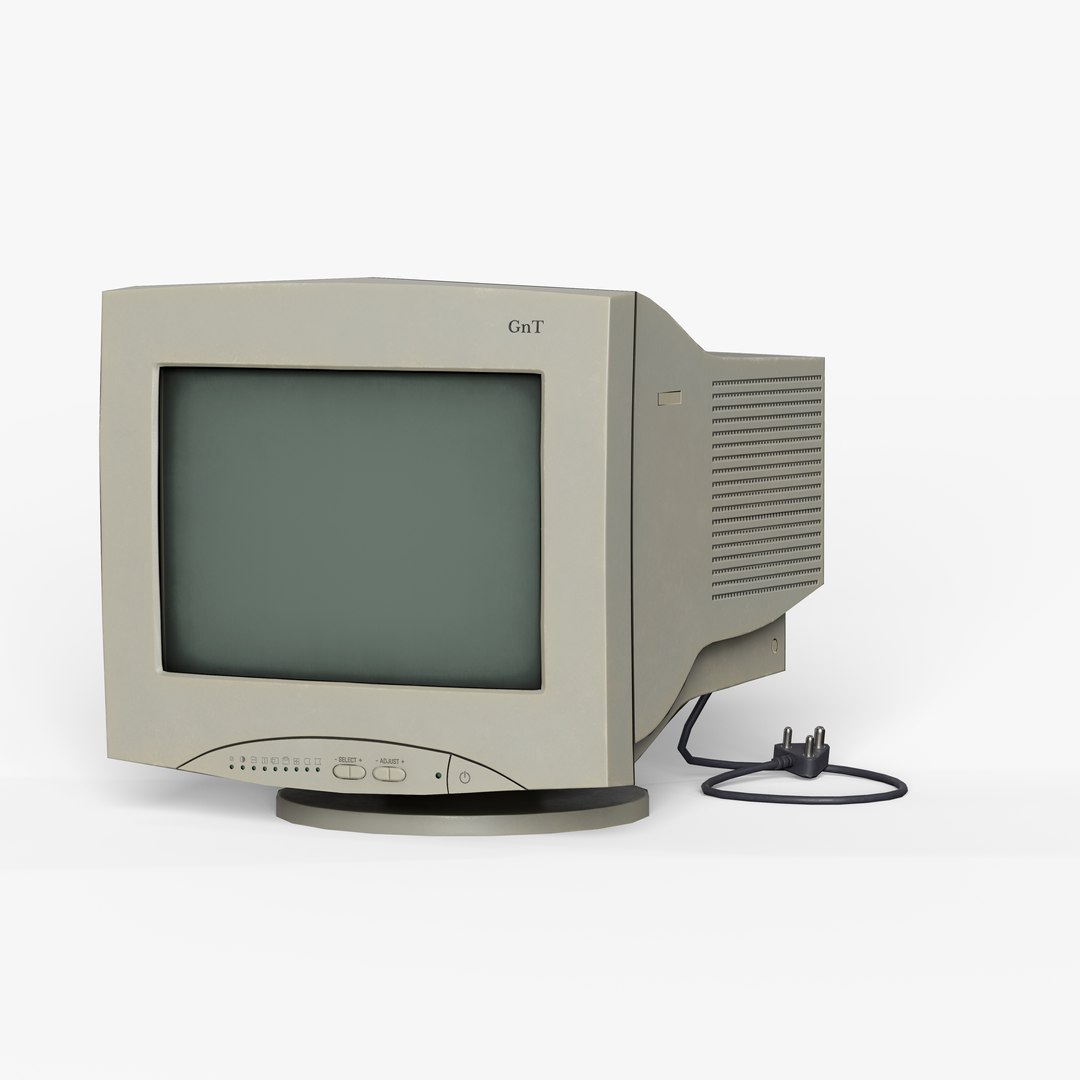 3D CRT Monitor - TurboSquid 2185121