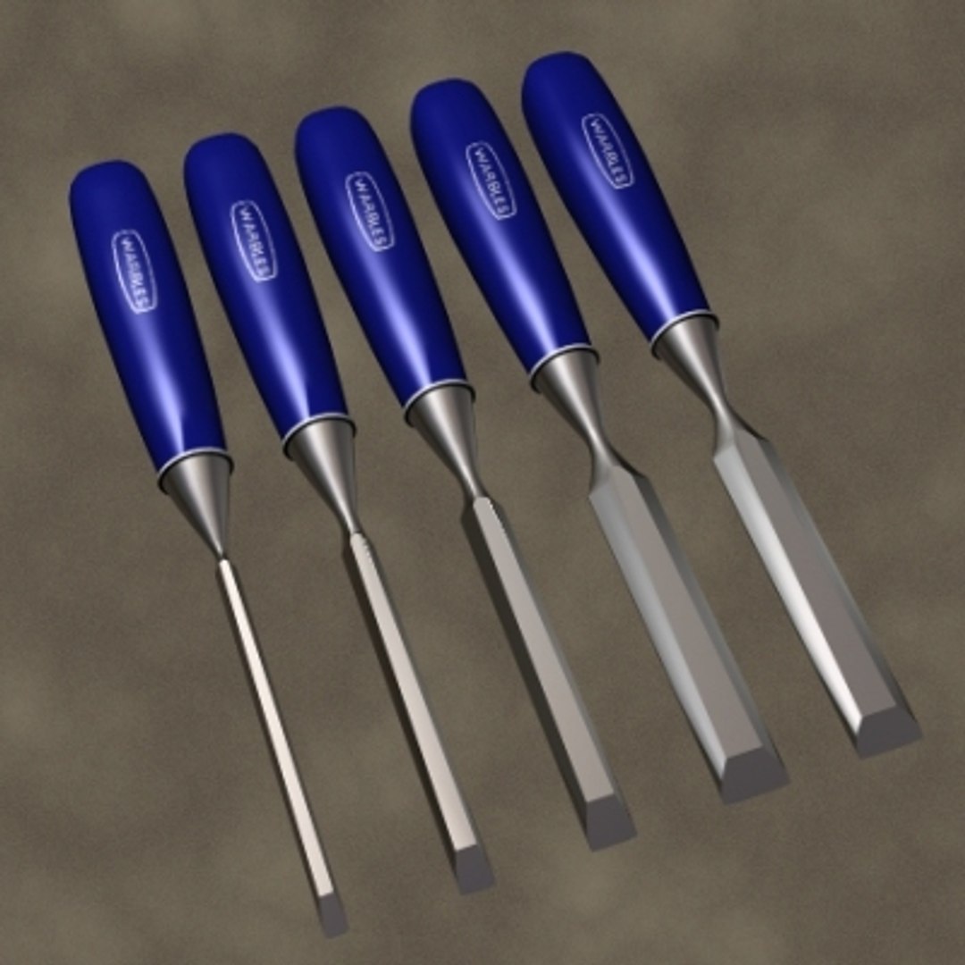 Wood Chisels Zipped 3d Max