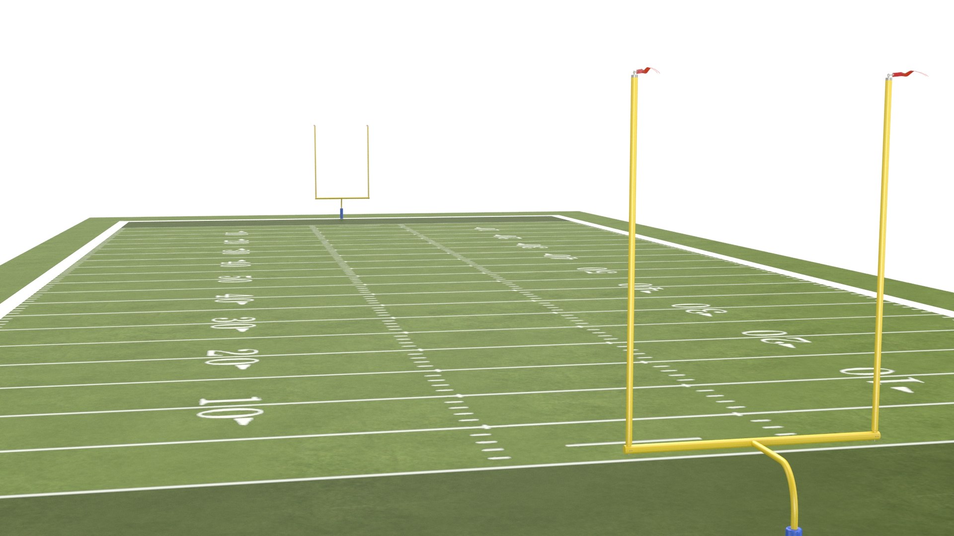 Real Football Field 3D Model - TurboSquid 1471991