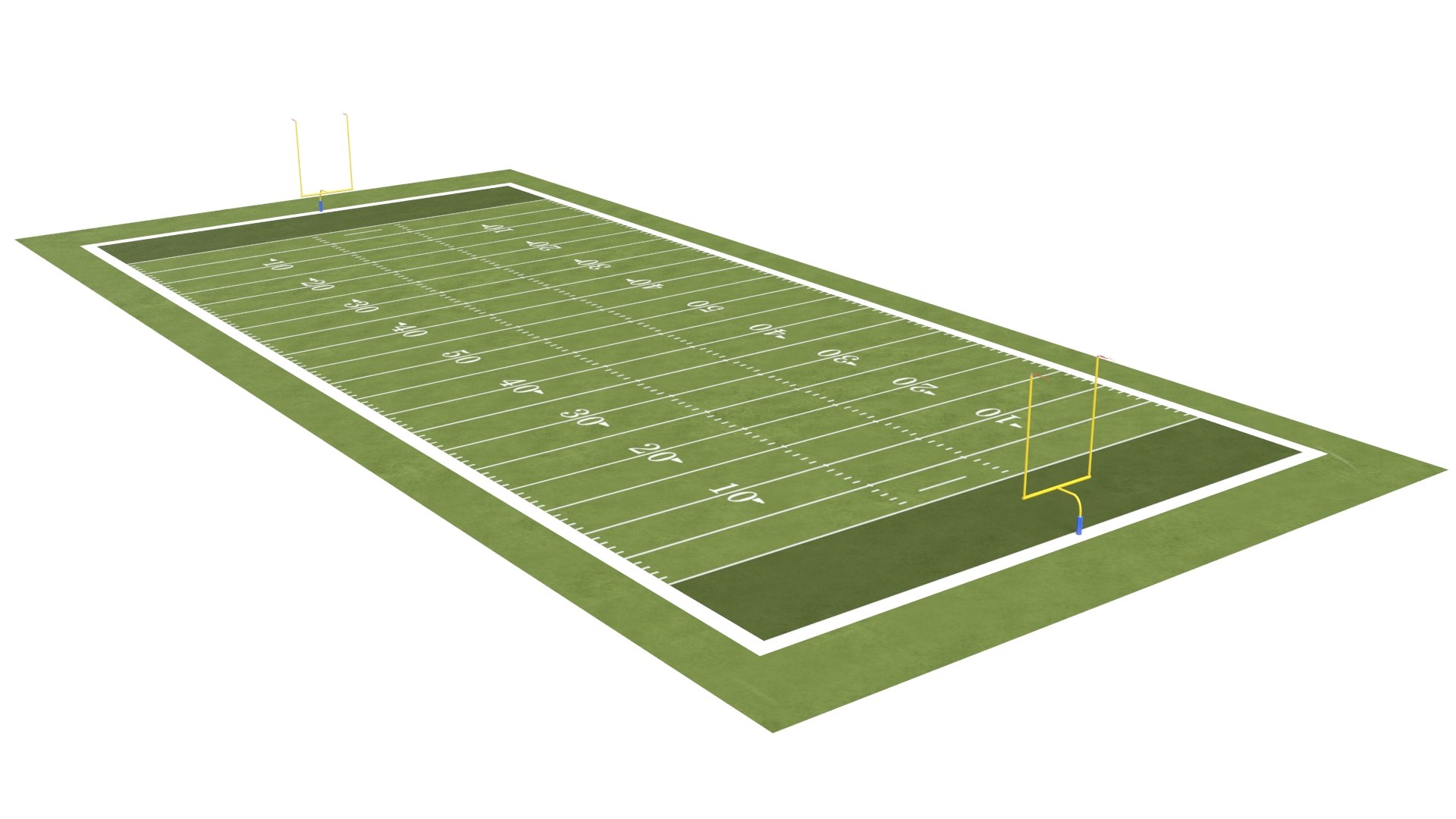 Real Football Field 3D Model - TurboSquid 1471991