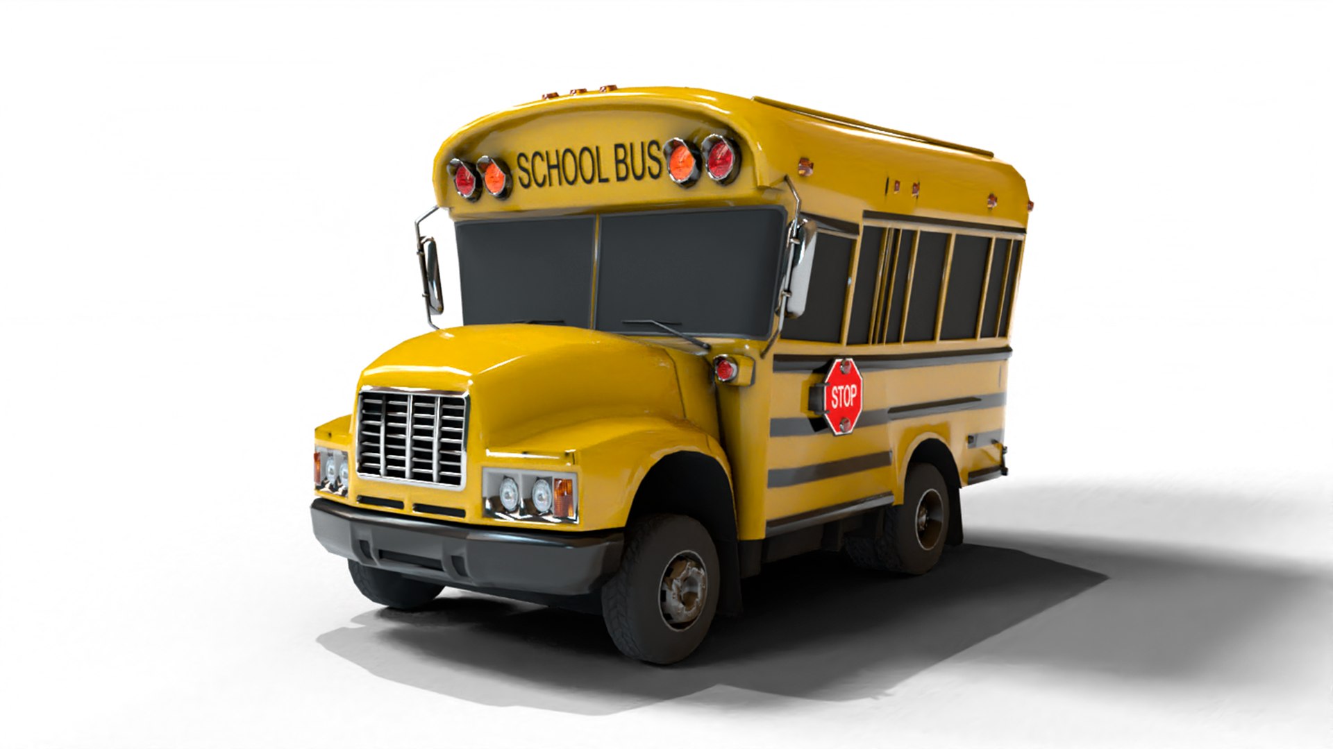 3D Cartoon Bus - TurboSquid 2014131