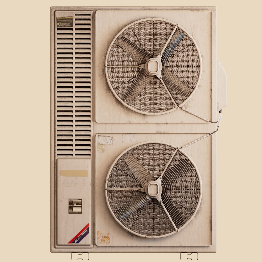 Air Conditioner Condenser - Old Model - TurboSquid 2022255